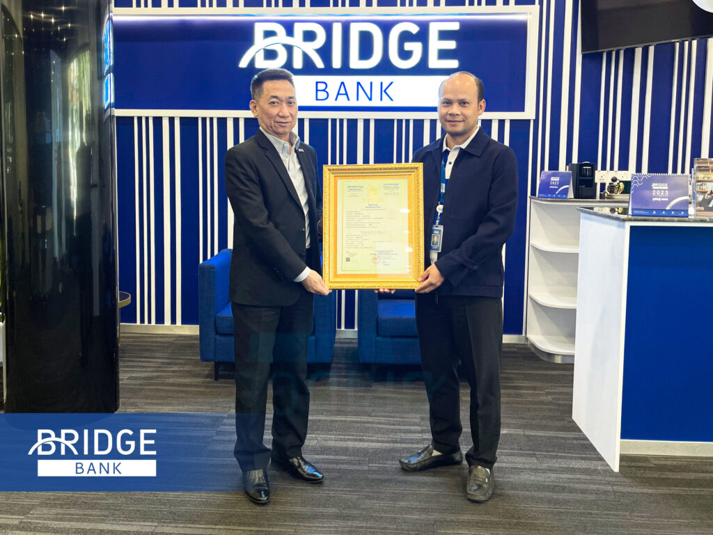 BRIDGE Bank receives the “Gold” award from the General Department of ...